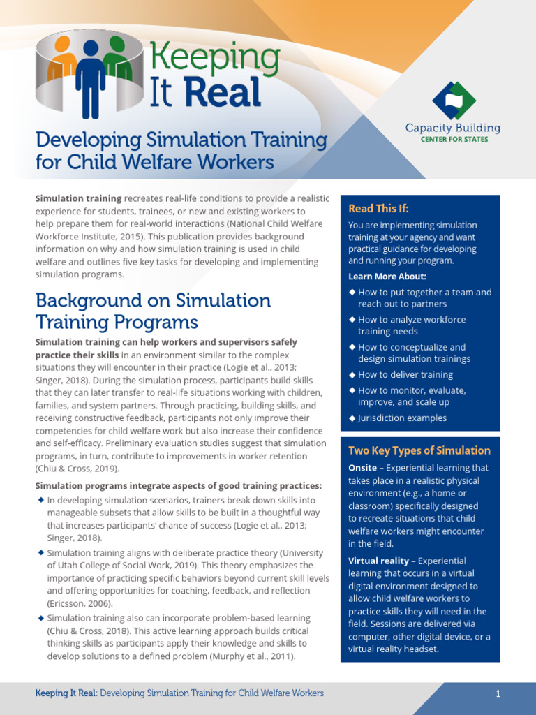 Kir Developing Simulation Training CP 00194 | PDF | Simulation | Evaluation