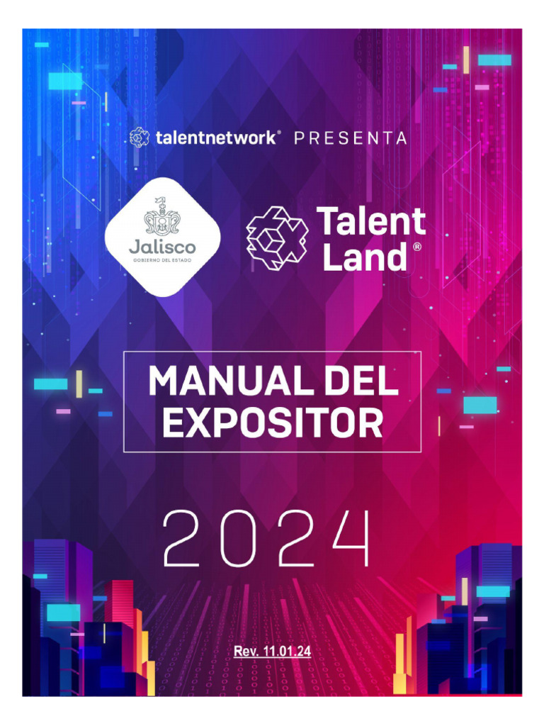 Manual Del Expositor - Jalisco Talent Land 2024 - ESP V1.1 | PDF | Videojuegos | Innovación