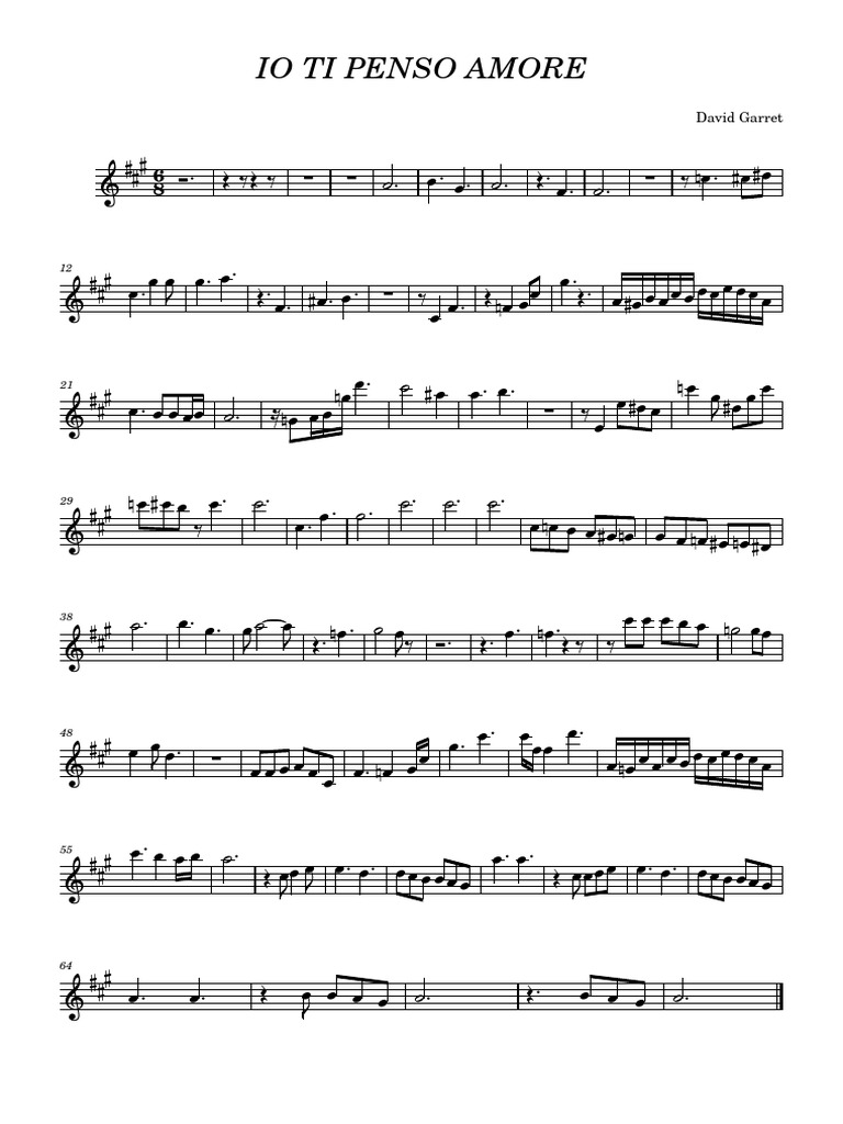 Io Ti Penso Amore | PDF