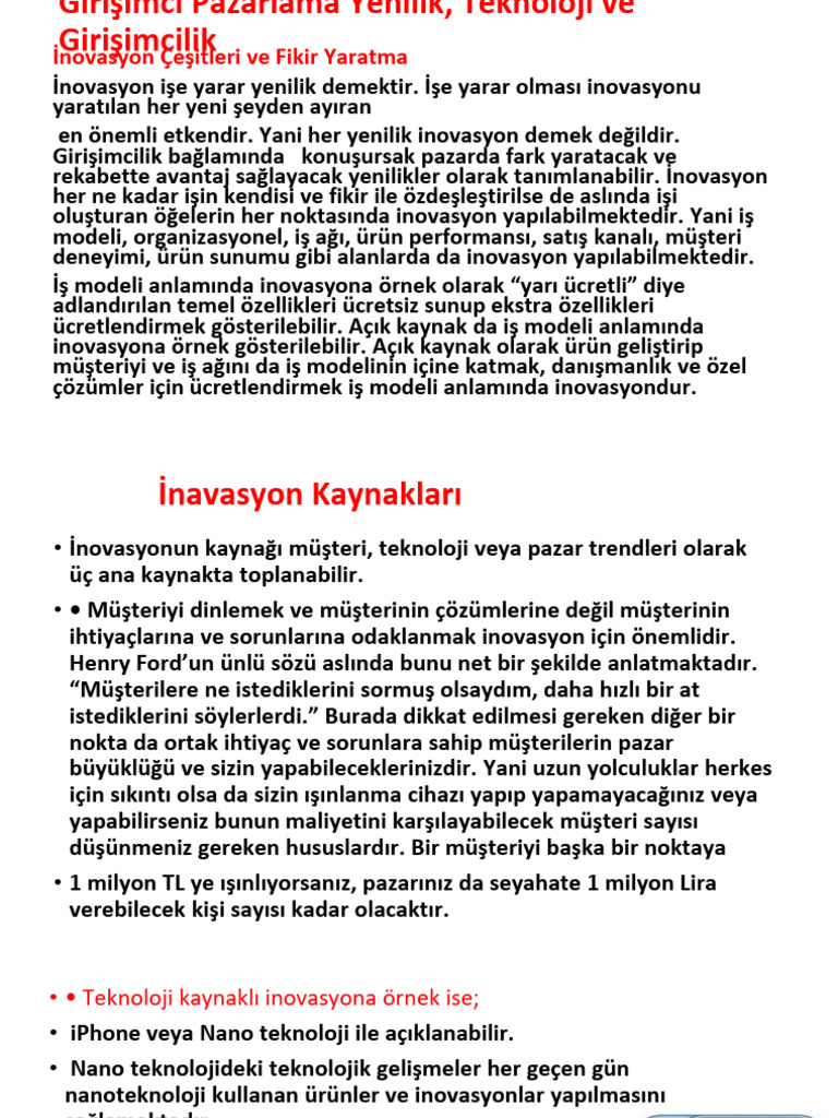 Girisimcilik 6 Hafta | PDF
