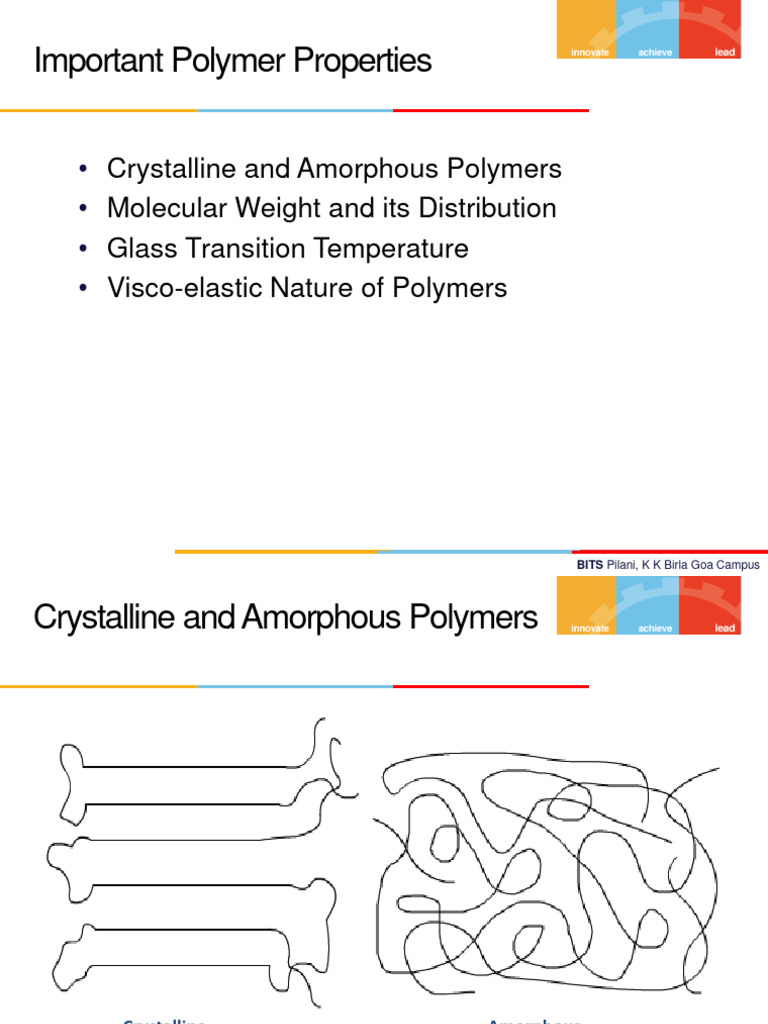 Important Polymer Properties | PDF