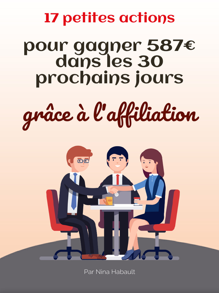 17 actions pour gagner 587€ en affiliation | PDF | YouTube