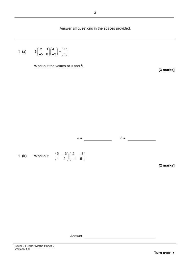 Aqa Sample Paper 2 | PDF | Area | Mathematical Analysis