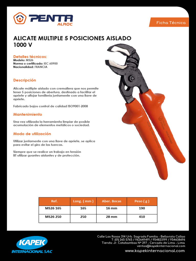 Penta Alroc ms26 | PDF