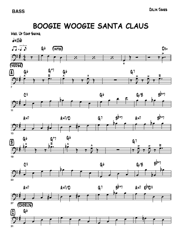 Boogie Woogie Santa Claus Copie de Travail 1 | PDF