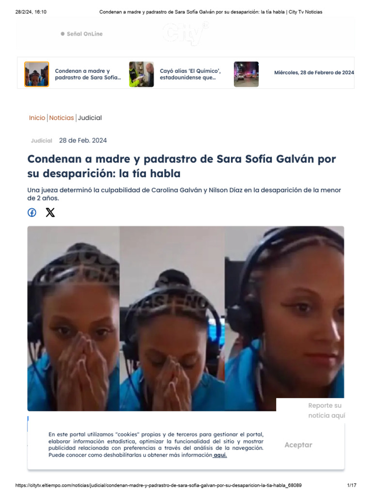 Sofía Galván Por Su Desaparición | PDF | Linchamiento | Cookie HTTP