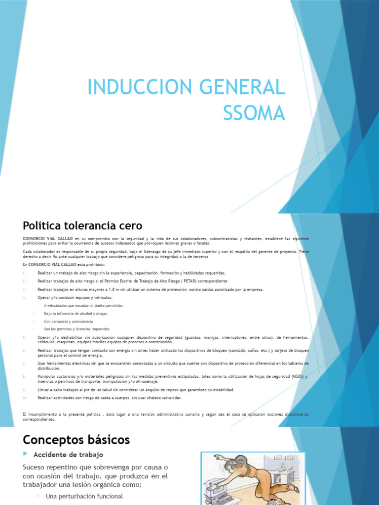 Induccion General Ssoma Cvc-2 | PDF | La seguridad Induccion General Ssoma Cvc-2 | PDF | La seguridad