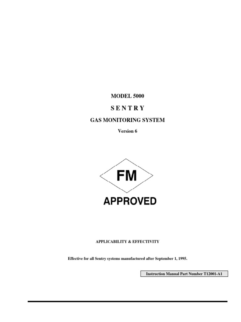 SMC Manual - Model 5000 Sentry | PDF | Electrical Wiring | Alternating Current
