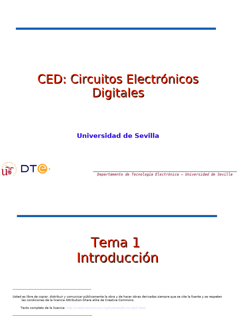 Ced Tema 1-Introduccion | PDF | Electrónica | Poco