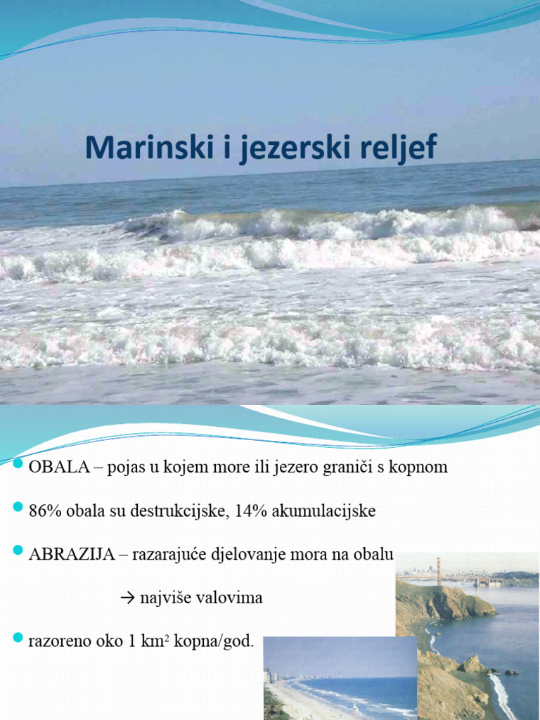 Marinski I Jezerski Reljef | PDF