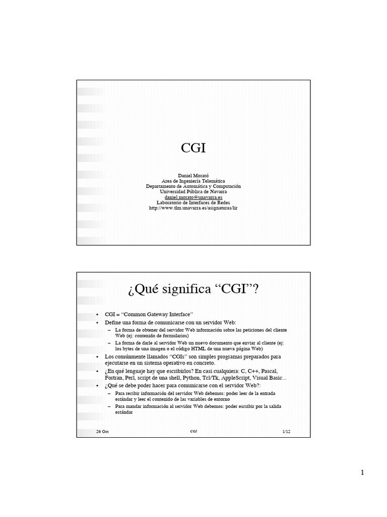 6-CGI | PDF | Redes | Internet y web