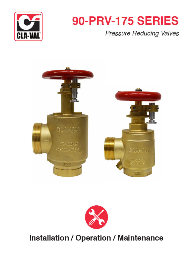 90 PRV 175 15 Install Operation and Maintenance Manual | PDF | Valve ...