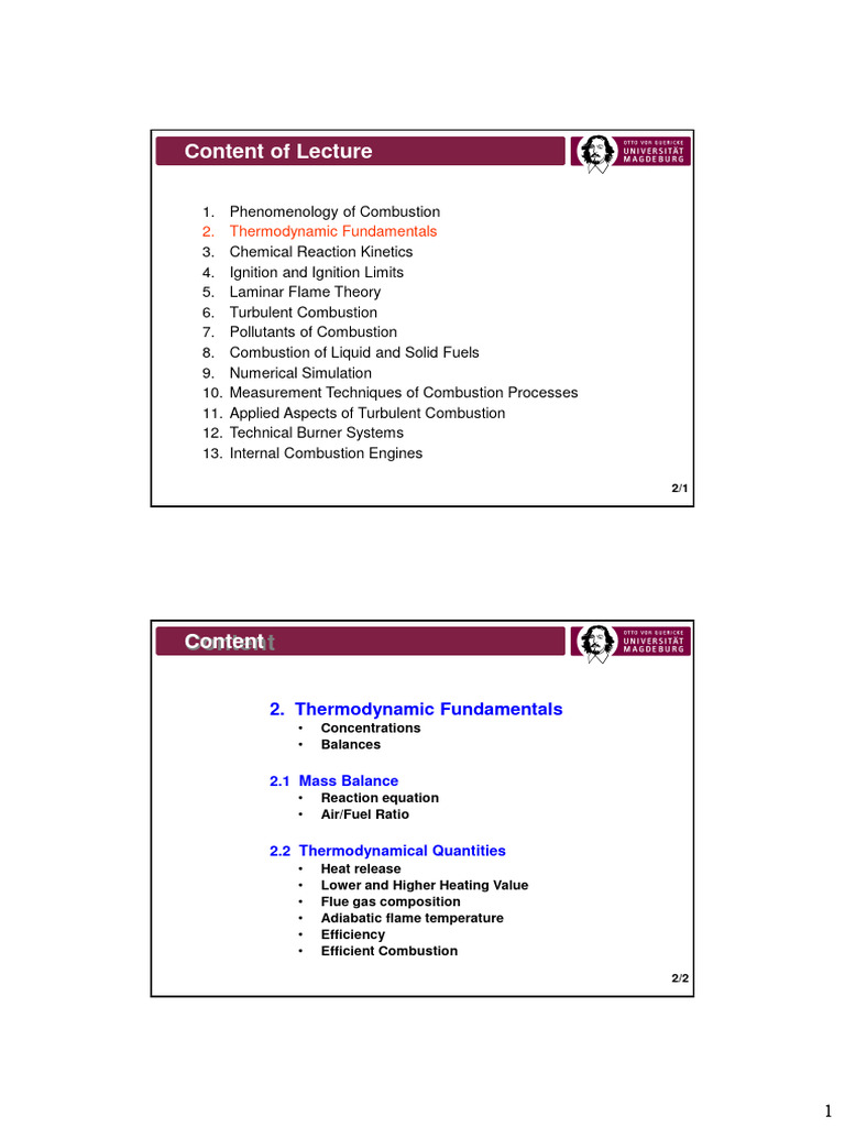 Fundamentals | PDF | Combustion | Heat