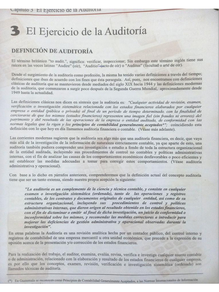 Definición de Auditoría | PDF