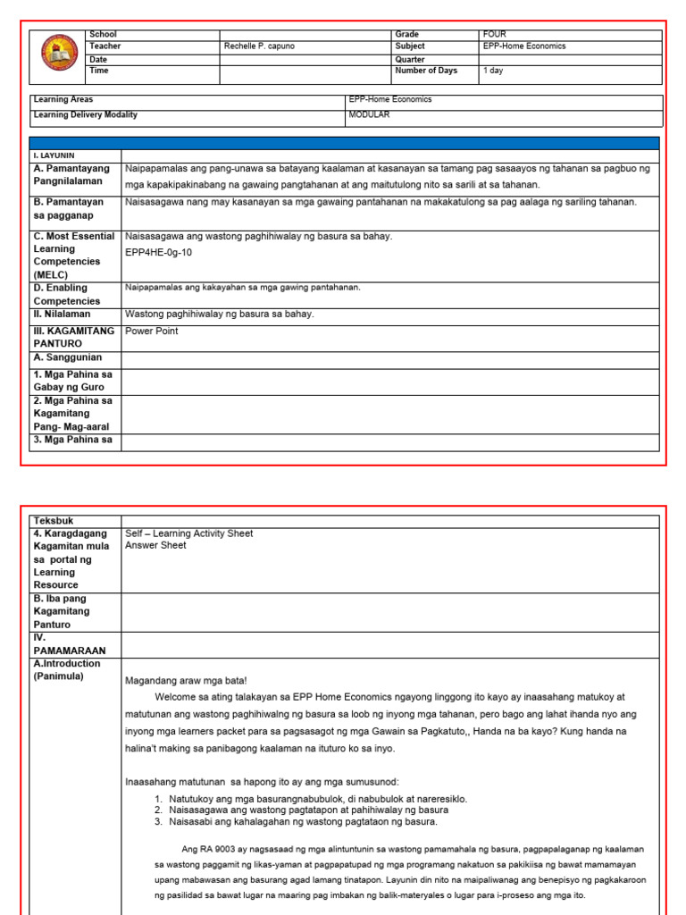 Final (Rechelle-P.-Capuno-lesson-exemplar) | PDF