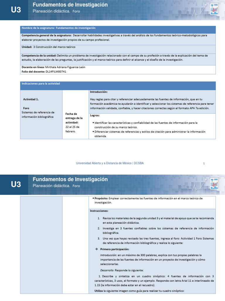 PD - U3 - A1 Foro - Sistemas de Referencia de Información Bibliográfica | PDF | Estilo apa