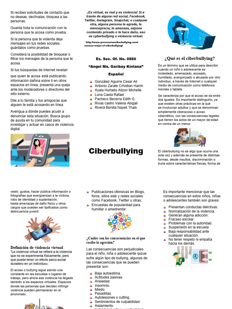 Ciberbullying | PDF | Acoso cibernético | Violencia