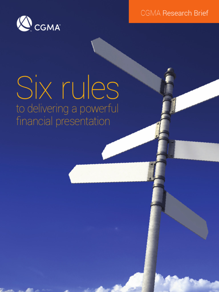 6 Rules To A Powerful Financial Presentation Pdf Certified Public