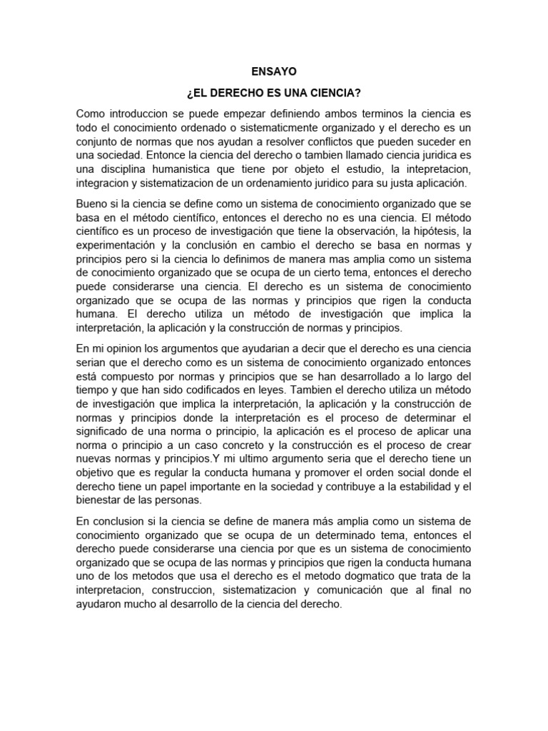 ENSAYO Unidad 2 | PDF | Método científico | Conocimiento