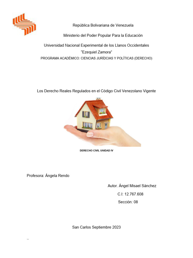 Trabajo Modulo Ivderechos Reales | PDF | Propiedad | Dominio eminente