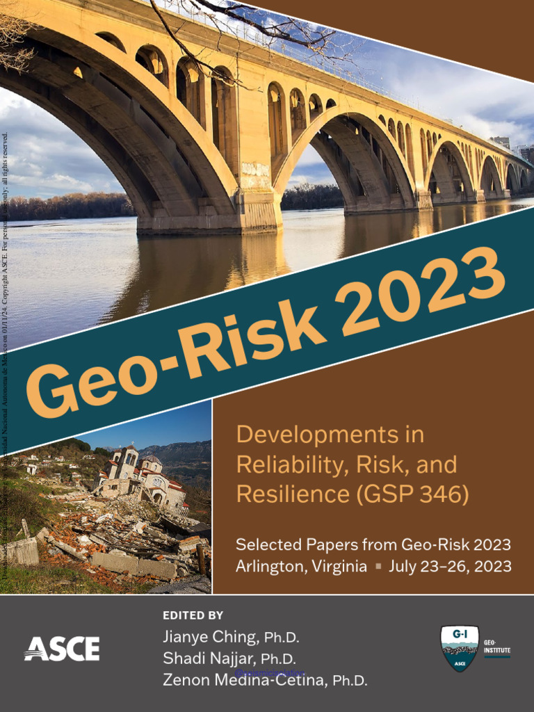 Geo Risk 2023 Developments in Reliability, Risk, and Resilience | PDF ...