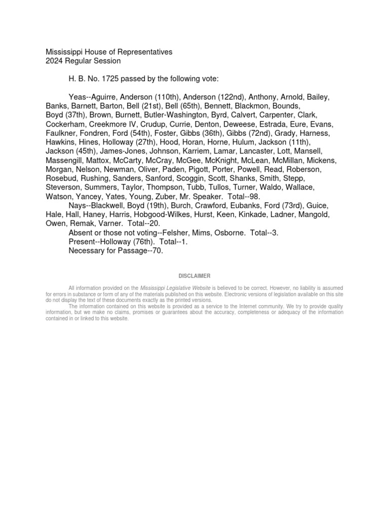Vote Tally | PDF