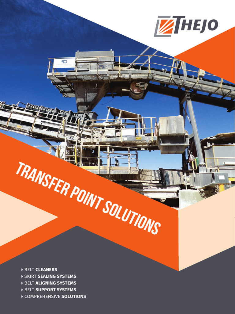 Thejo Australia - Brochure - Transfer - Point - Solutions | PDF | Belt ...