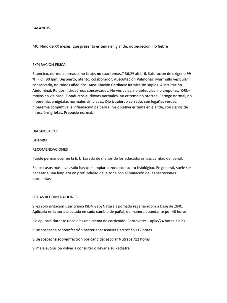 BALANITIS | PDF