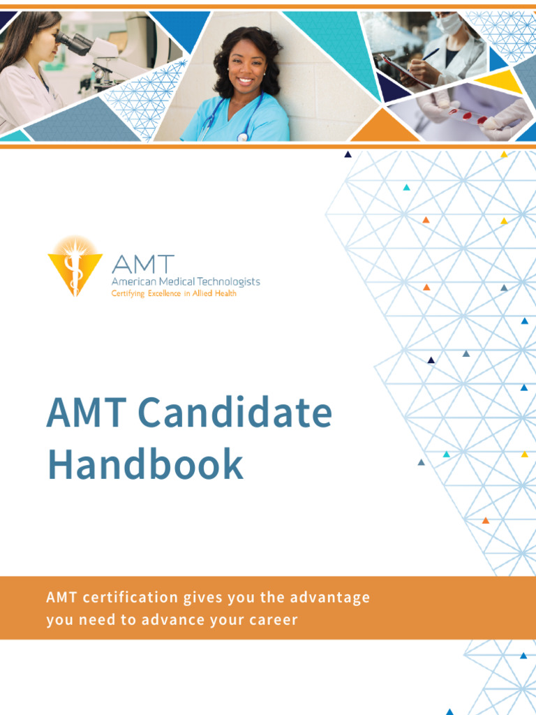 AMT Certification Candidate Handbook | PDF | Identity Document ...