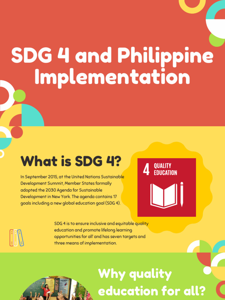 SDG 4 and Philippine Implementation | PDF