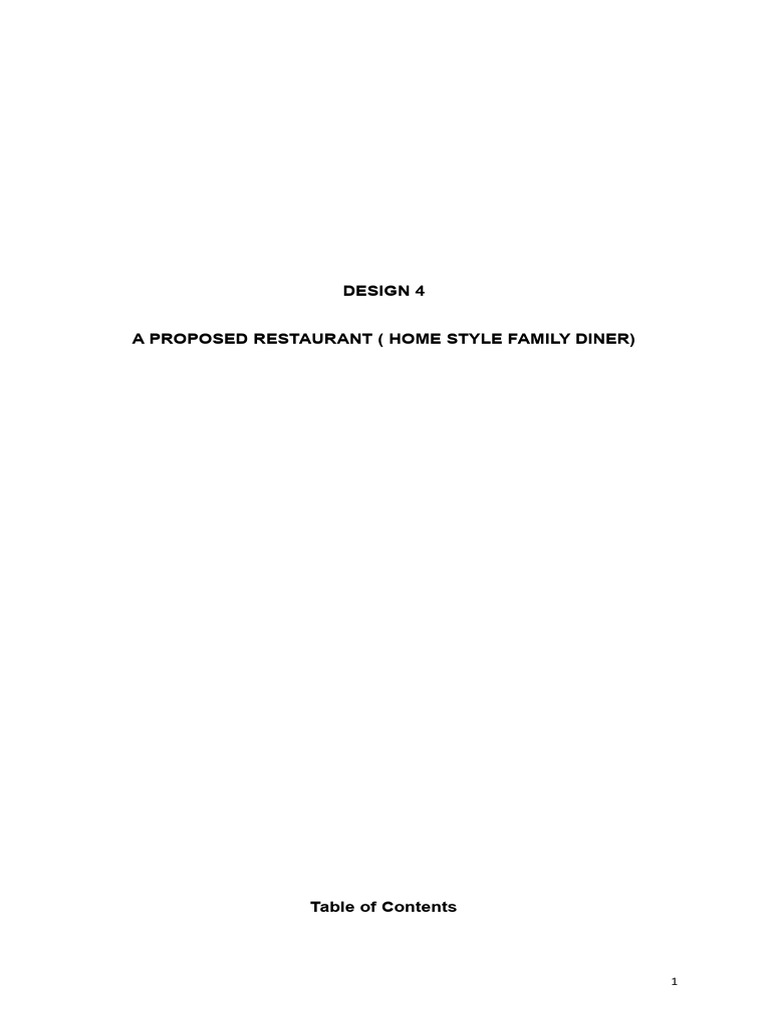 Designing Restaurant - Research-Paper | PDF | Restaurants | Cuisine