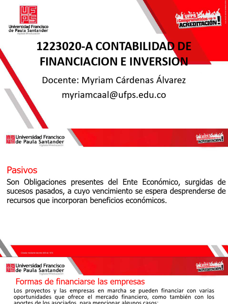 Contabilidad Inversion PDF | PDF | Bancos | Contabilidad