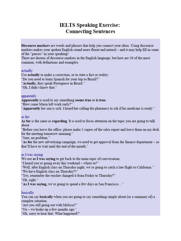 IELTS Speaking Exercises | PDF | English Language | Carnival