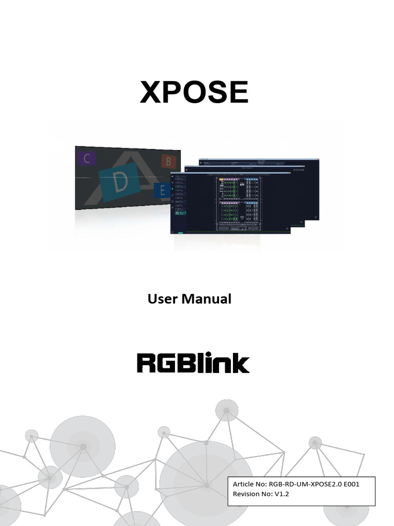 XPOSE 2.0 User Manual Overview | PDF | Icon (Computing) | Computer Network