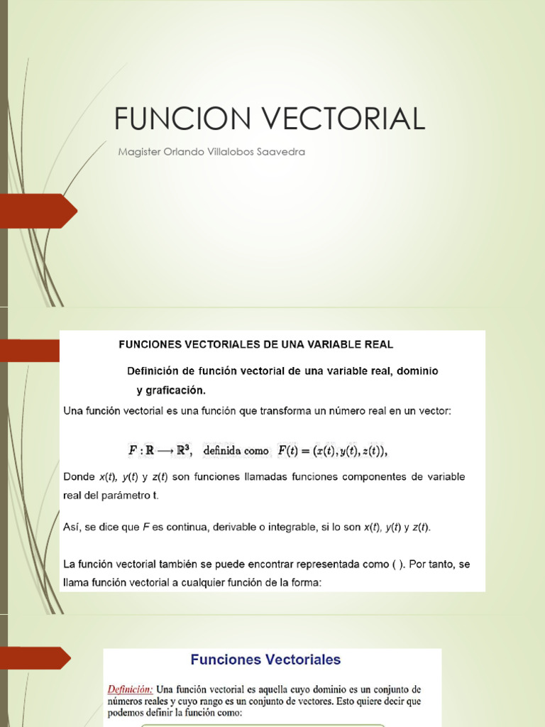 Funcion Vectorial Uni | PDF
