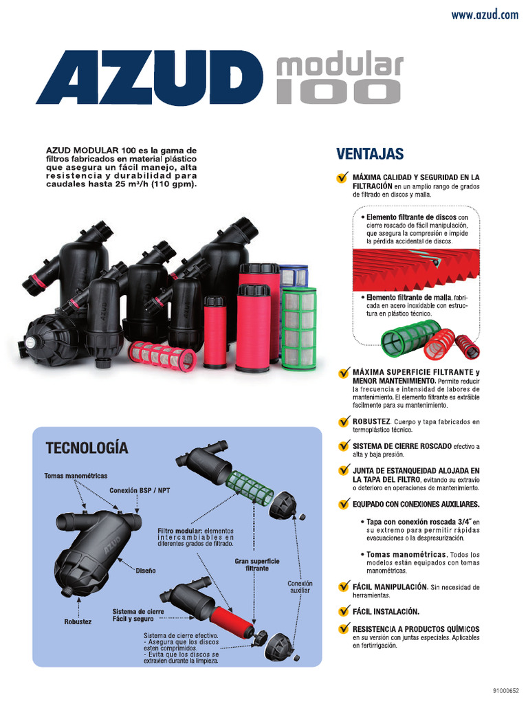 Azud Modular 100 | PDF