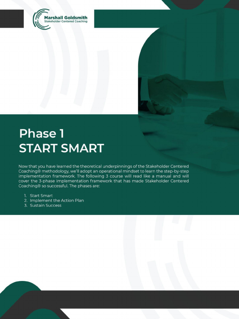 1 Transcript Phase 1 - START SMART | Download Free PDF | Goal | Leadership