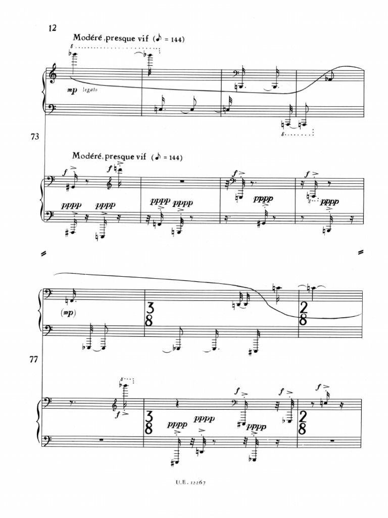 Boulez - Structures Ia (Arrastrado) | PDF