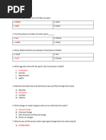 Grade 4 SCIENCE QUIZ BEE QUESTIONNAIRE | PDF | Water | Soil
