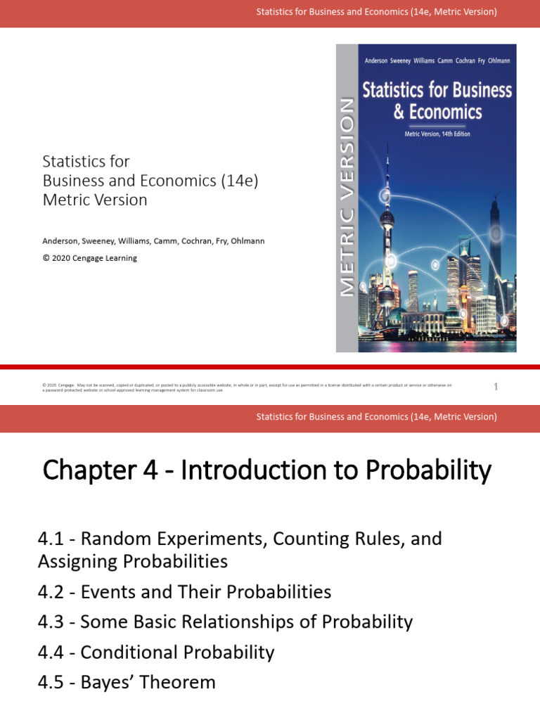 Chapter4 1 | PDF | Probability | Experiment