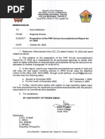AAR Re Conduct of PNP Mental Health Program (AutoRecovered) | PDF ...