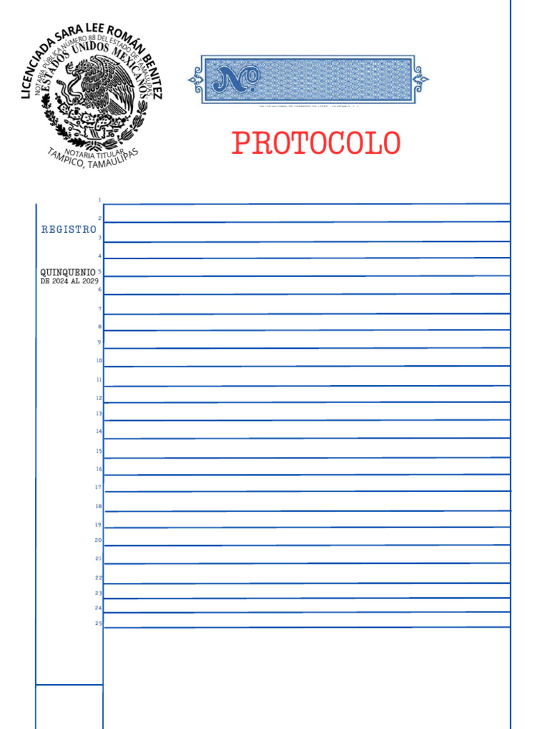 Hojas De Protocolo Y Requisitos Pdf