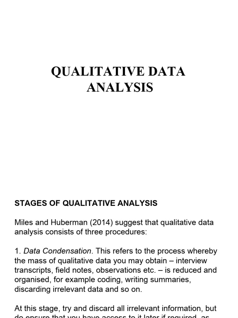 Meet 5.1 Qualitative Data Analysis | Download Free PDF | Qualitative Research | Data