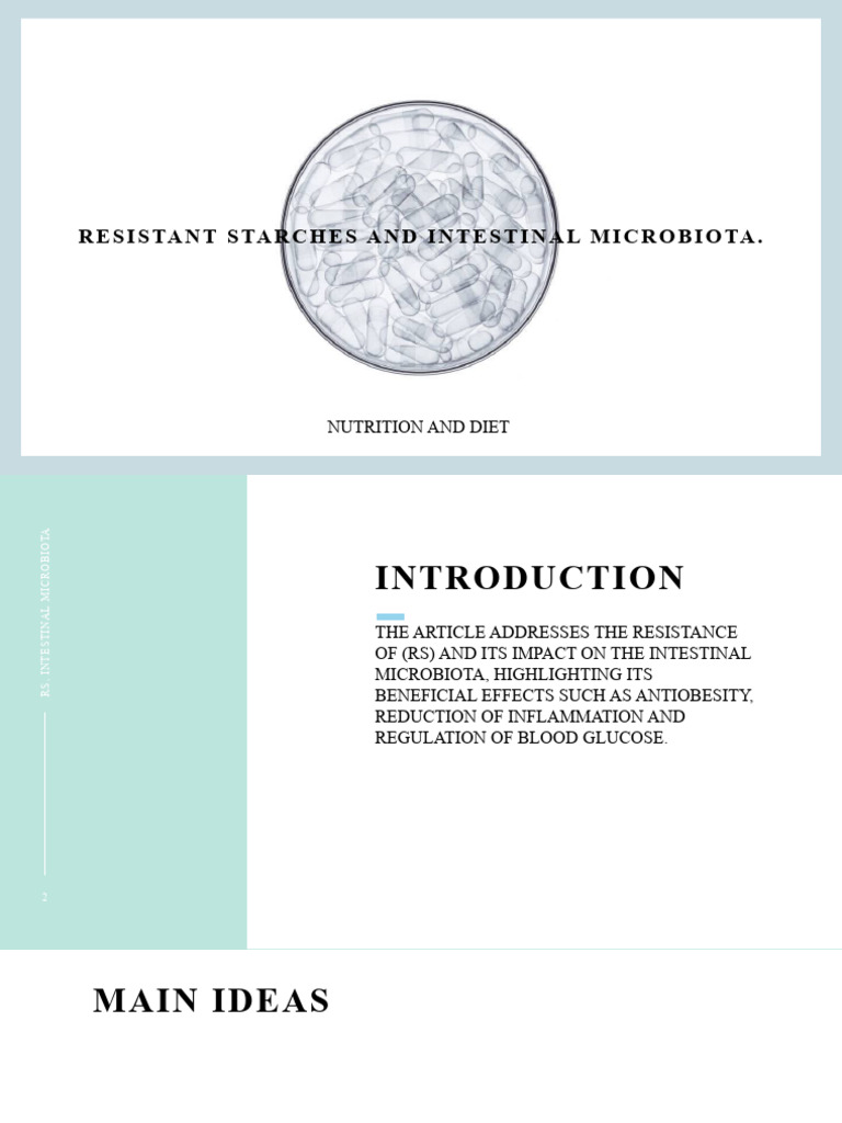 Resistant Starches and Intestinal Microbiota | PDF | Starch | Nutrition