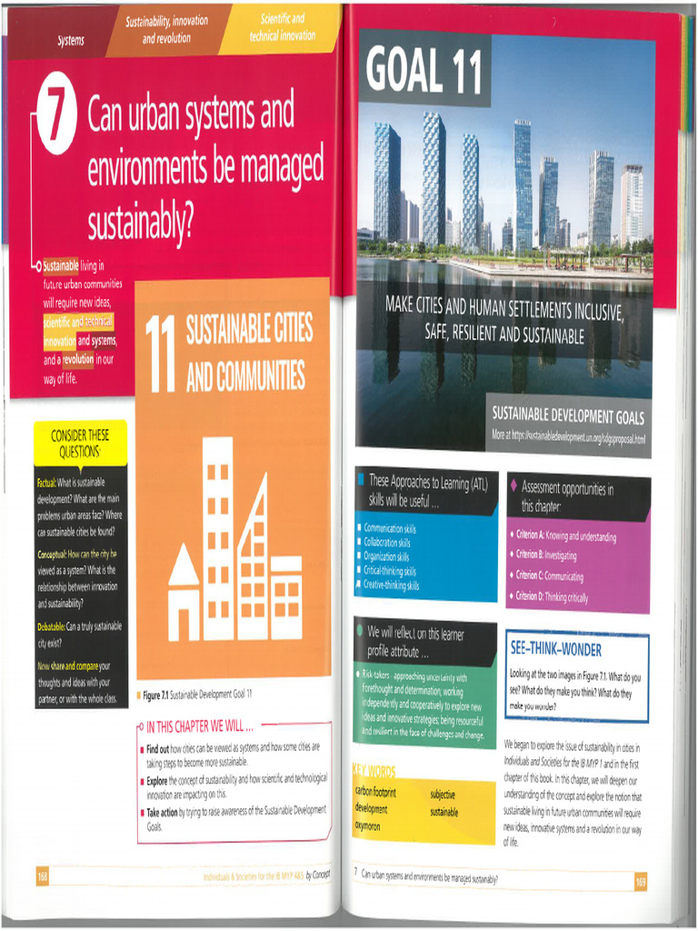 MYP I S Ch7 Urban Environments | PDF