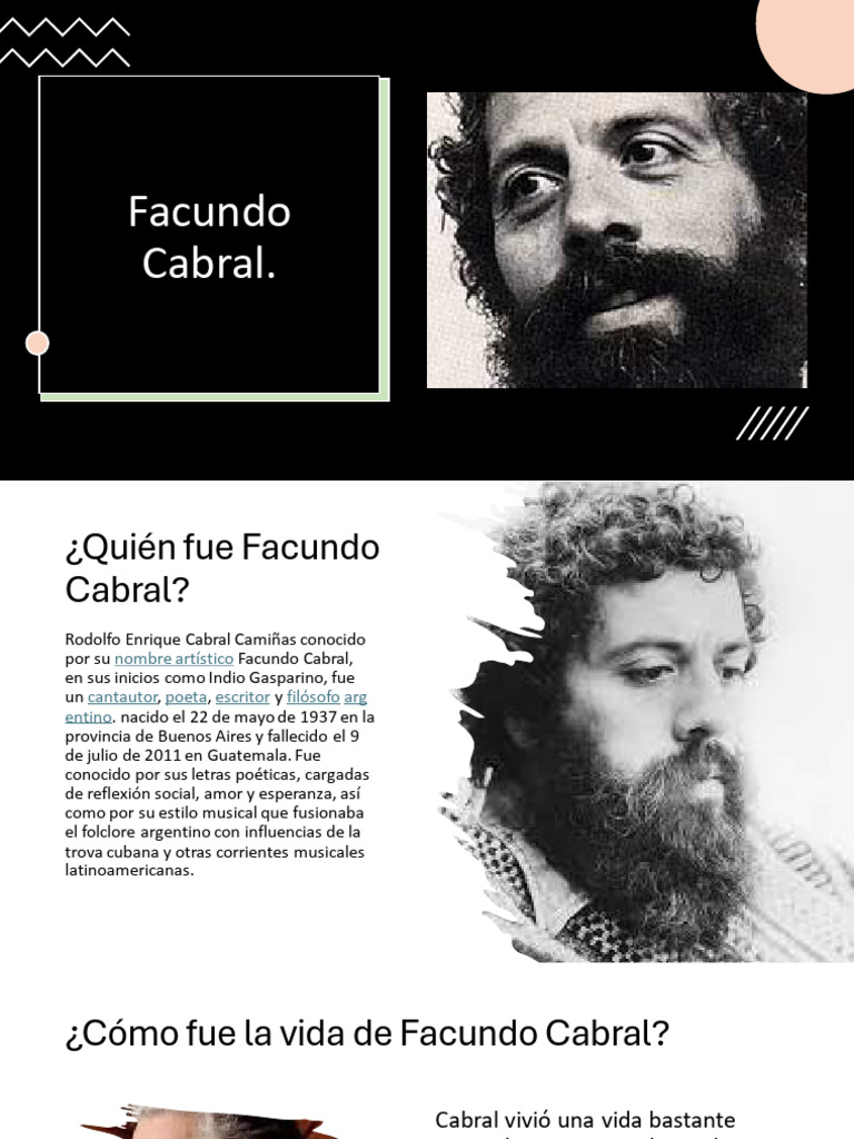 Facundo Cabral. | PDF