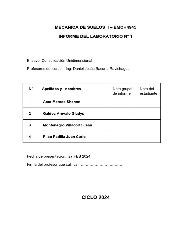 Conso Final | PDF | Agua | Balanza