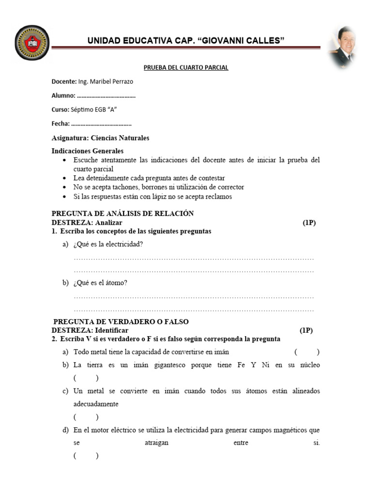 Septimo CCNN | PDF | Electricidad | Electromagnetismo
