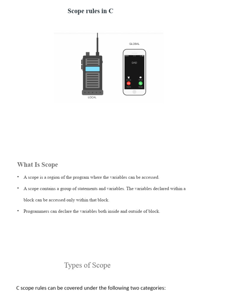 Scope Resolution | PDF