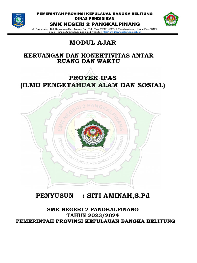 Modul Ajar Keruangan dan Konektivitas | PDF